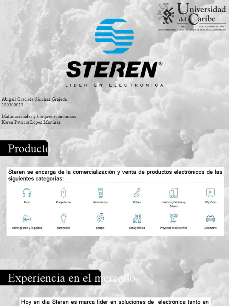 Historia y Misión de Steren | PDF | Empresas | Marca