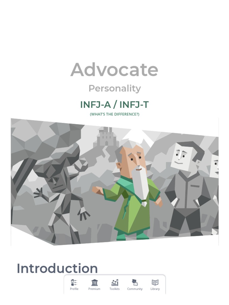 Understanding the INFJ Advocate Type | PDF | Feeling | Psychology