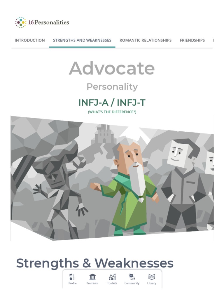 2strengths & Weaknesses - Advocate (INFJ) Personality - 16personalities ...