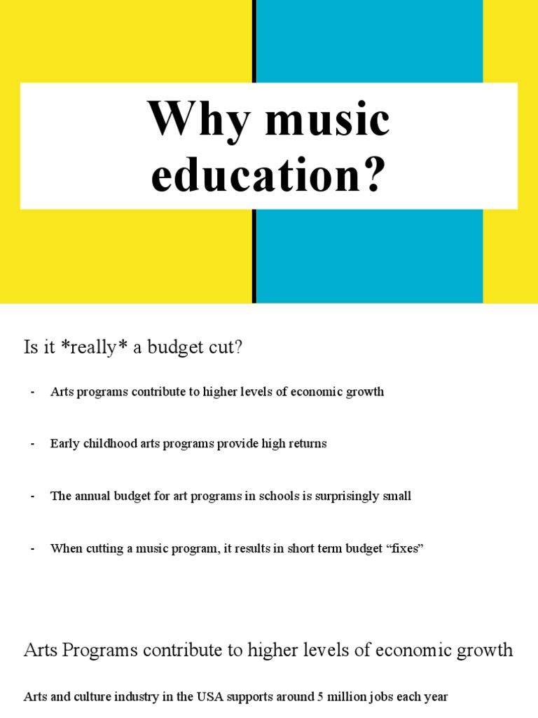 The Case for Music Education Funding | PDF | Curriculum | Human Nature