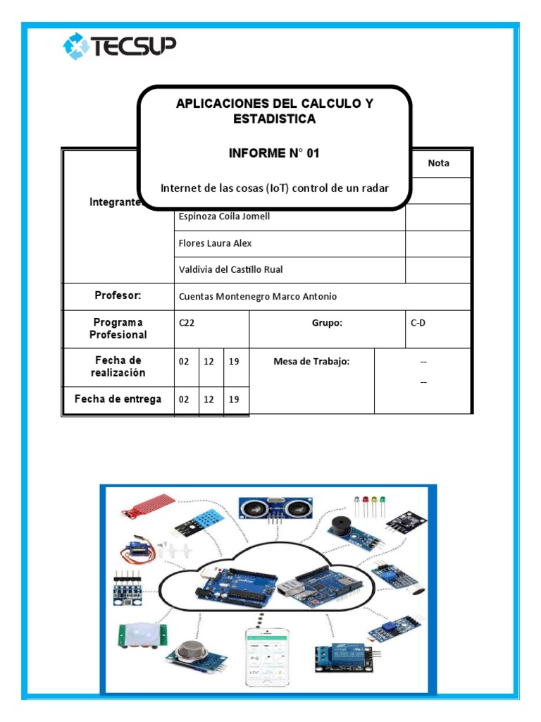 Informe de IoT Radar | PDF | Internet de las Cosas | Arduino