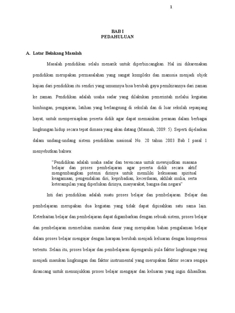 Bab 1-3 Hasil Belajar | PDF | Karier & Perkembangan