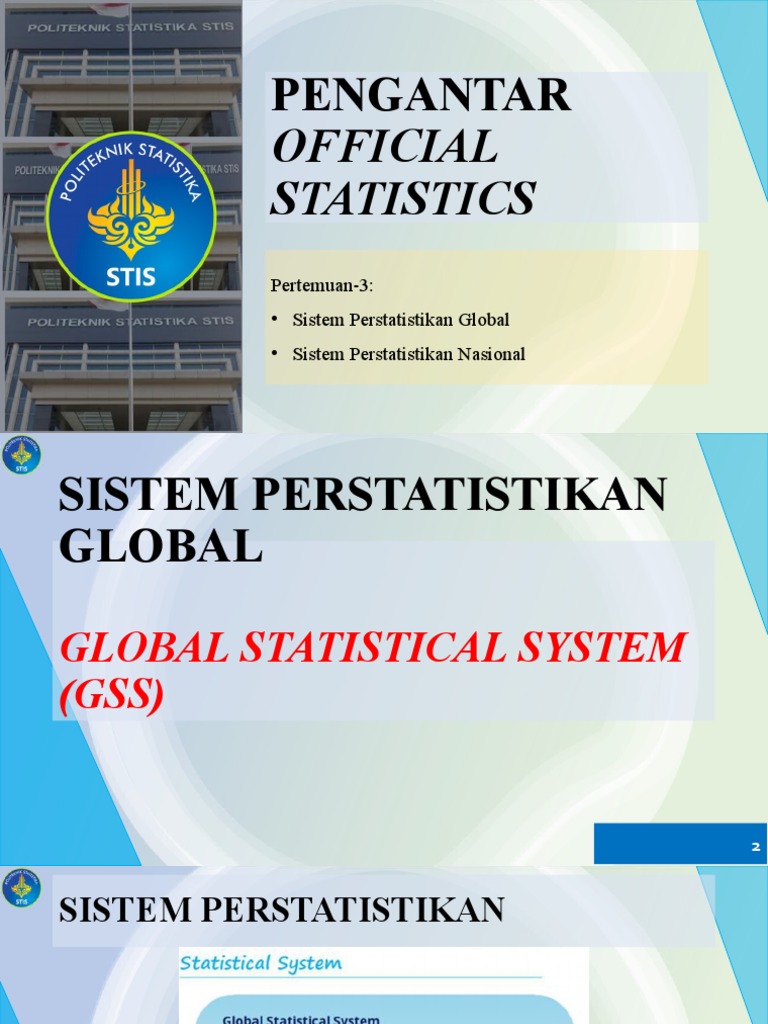 Introduction to Global and National Statistical Systems | PDF