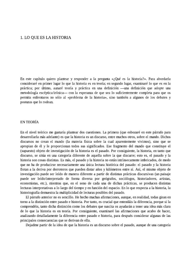 02 - Jenkins - Cap. 1 - Lo Que Es La Historia | PDF