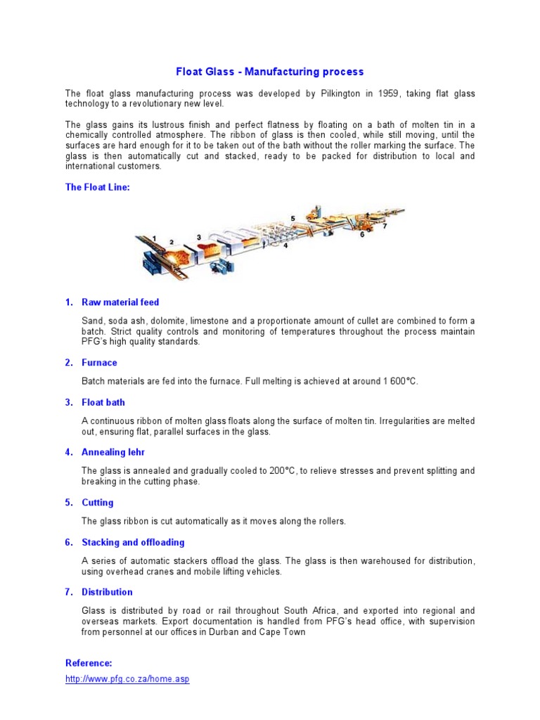 Float Glass Manufacturing Process 002 | PDF