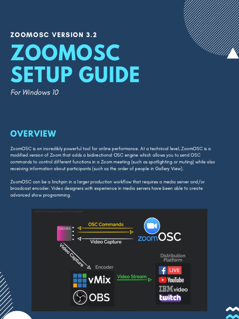 ZoomOSC Setup and Control Guide | PDF | Command Line Interface ...