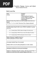 KTIP Lesson Plan Template | PDF | Lesson Plan | Educational Assessment