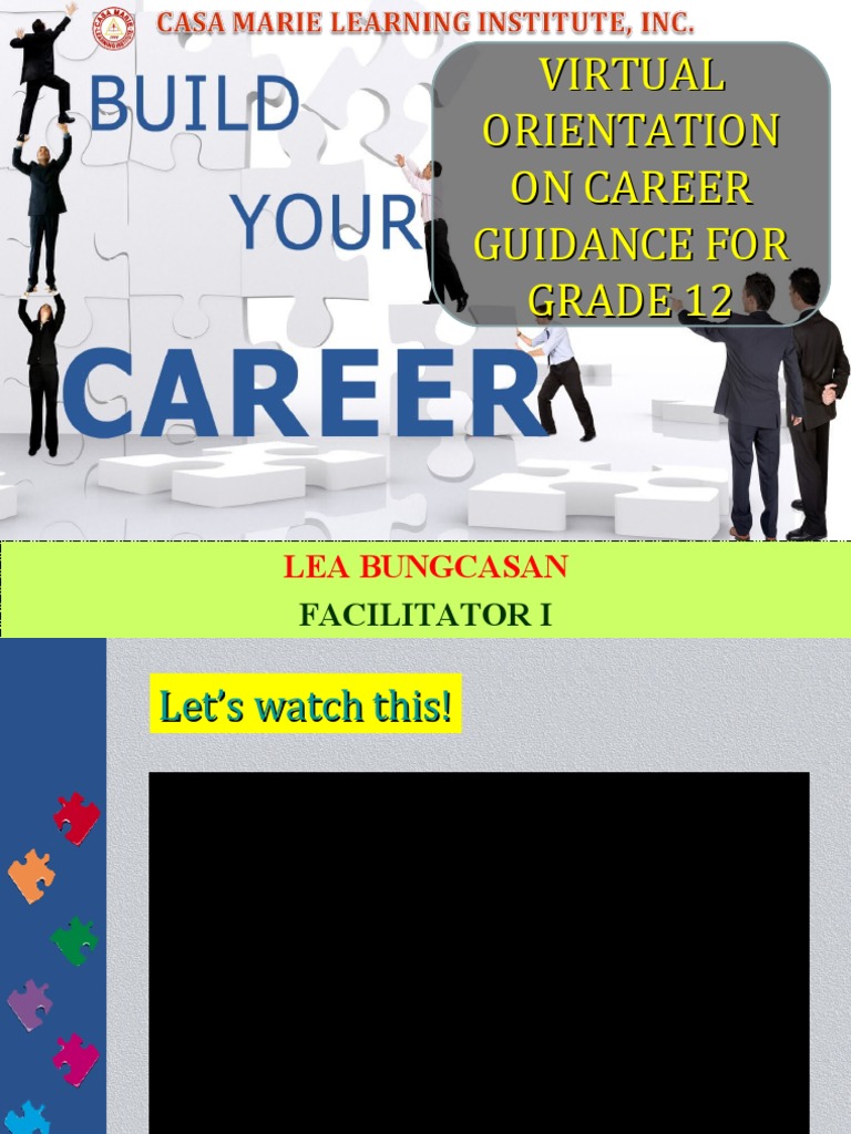 Career Guidance for Grade 12 Students | PDF | Integrity | Employment