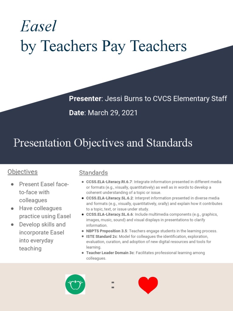 Easel by TPT Presentation | PDF