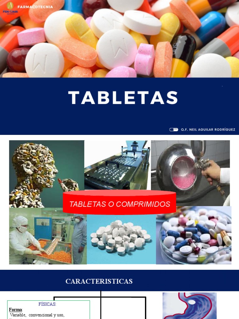 Tipos y características de tabletas | PDF | Tableta (Farmacia) | Drogas