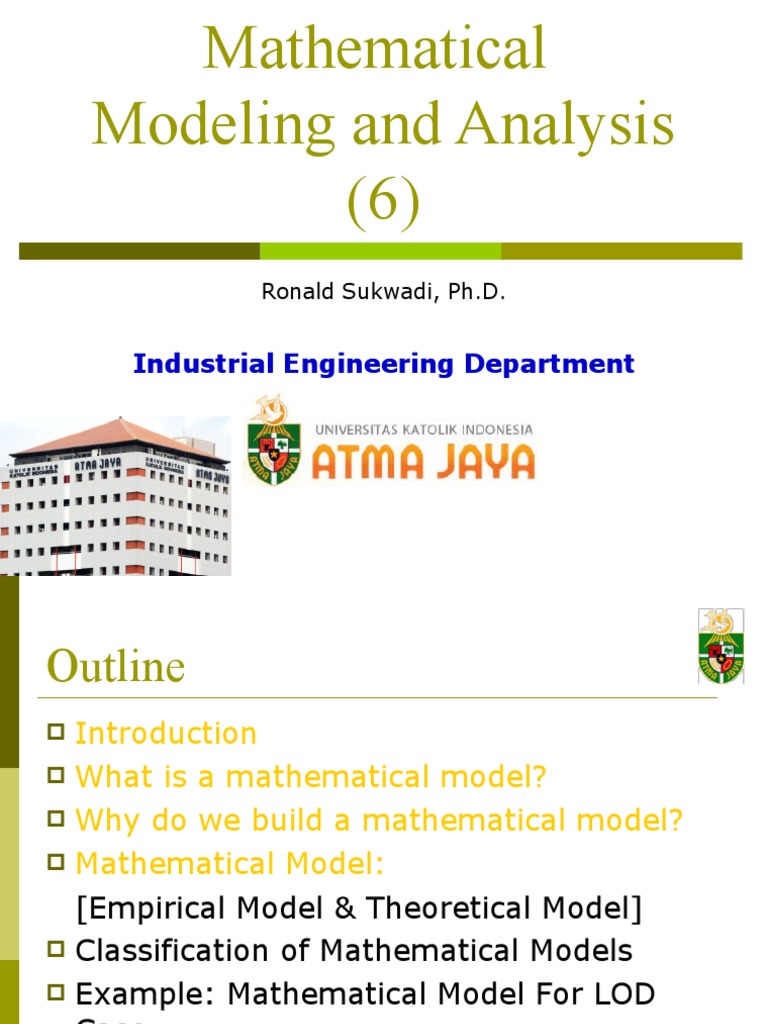 6.mathematical Modeling | PDF | Conceptual Model | System