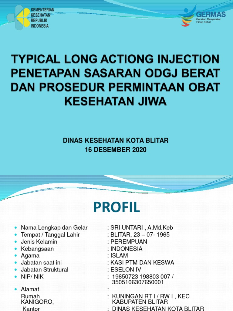 WEBINAR TYPICAL LONG ACTIONG INJECTION Ibu Sri Untari AmD Keb | PDF ...