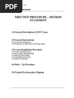 Method Statement For The Loading, Unloading and Shifting of Material | PDF | Crane (Machine ...
