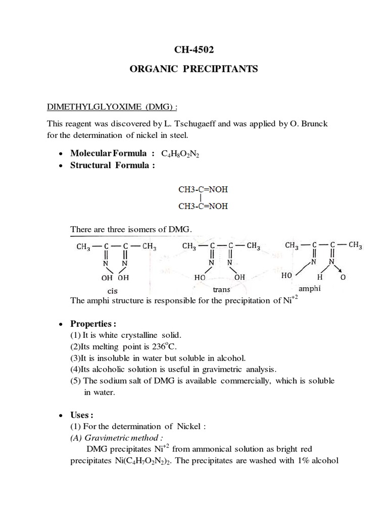 Ch4502 DMG pdf-2 | PDF | Solubility | Coordination Complex