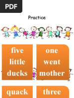 5 Little Ducks Makaton Signs | PDF