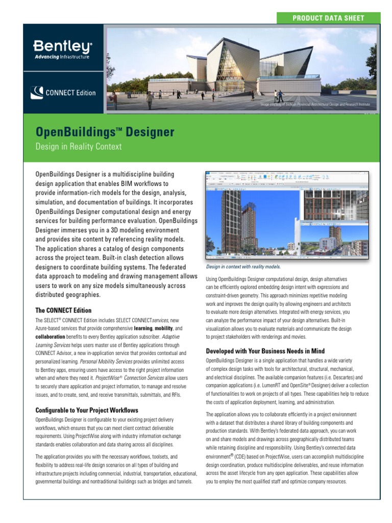 PDS OpenBuildings Designer LTR en LR | PDF | Design | Sketch Up