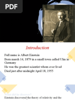 Biography of Albert Einstein | PDF