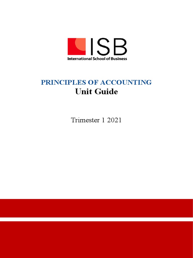 ACC201 - Principles of Accounting - Trimester 1 2021 | PDF | Apa Style ...