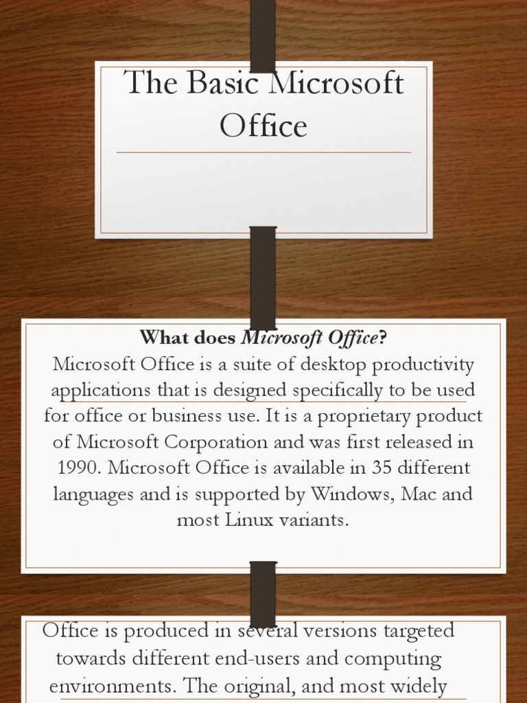 The Basic Microsoft Office | PDF | Microsoft Office | Microsoft Access
