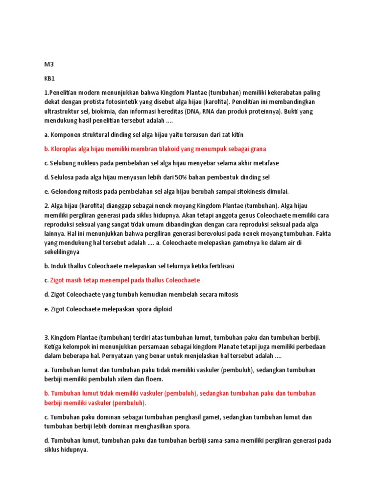 M3 | PDF | Sains & Matematika