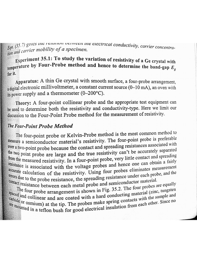 Four Probe Geeta Sanon | PDF