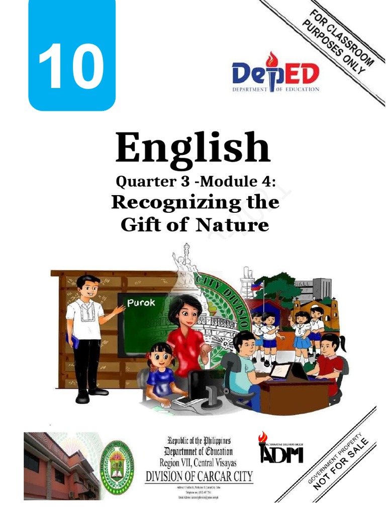 English-10 Third-Quarter Module-4 v.01 | PDF | Narration