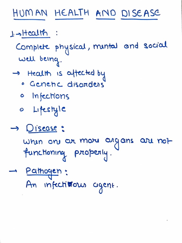 Human Health and Disease | PDF | Public Health | Clinical Medicine