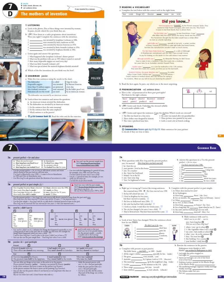 Unit 7D | PDF | Linguistics