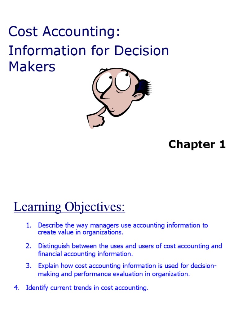 Cost Accounting Chapter One | PDF | Cost Accounting | Accounting