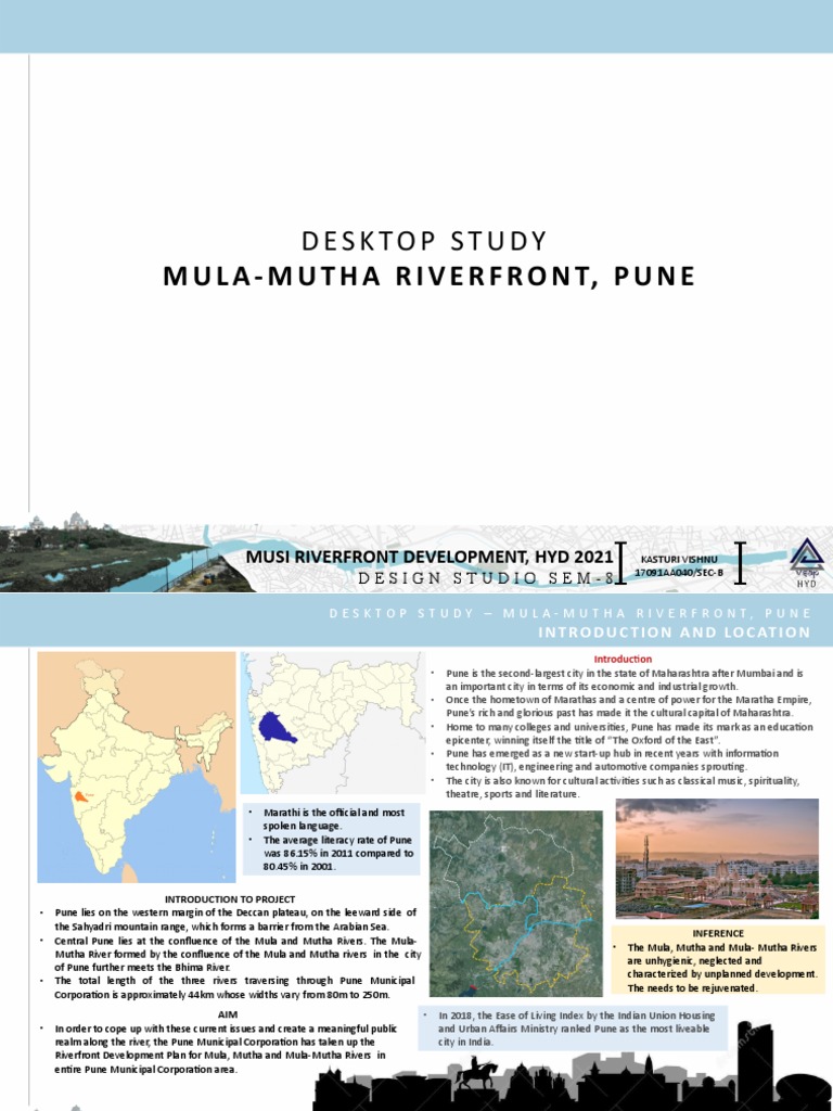 Mula-Mutha Riverfront Development Plan | PDF | Water | Nature