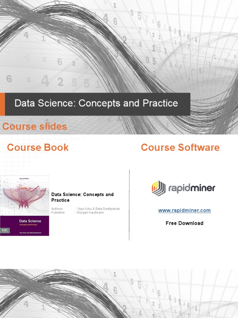Data Science: Concepts and Practice: Course Slides | PDF | Cluster ...