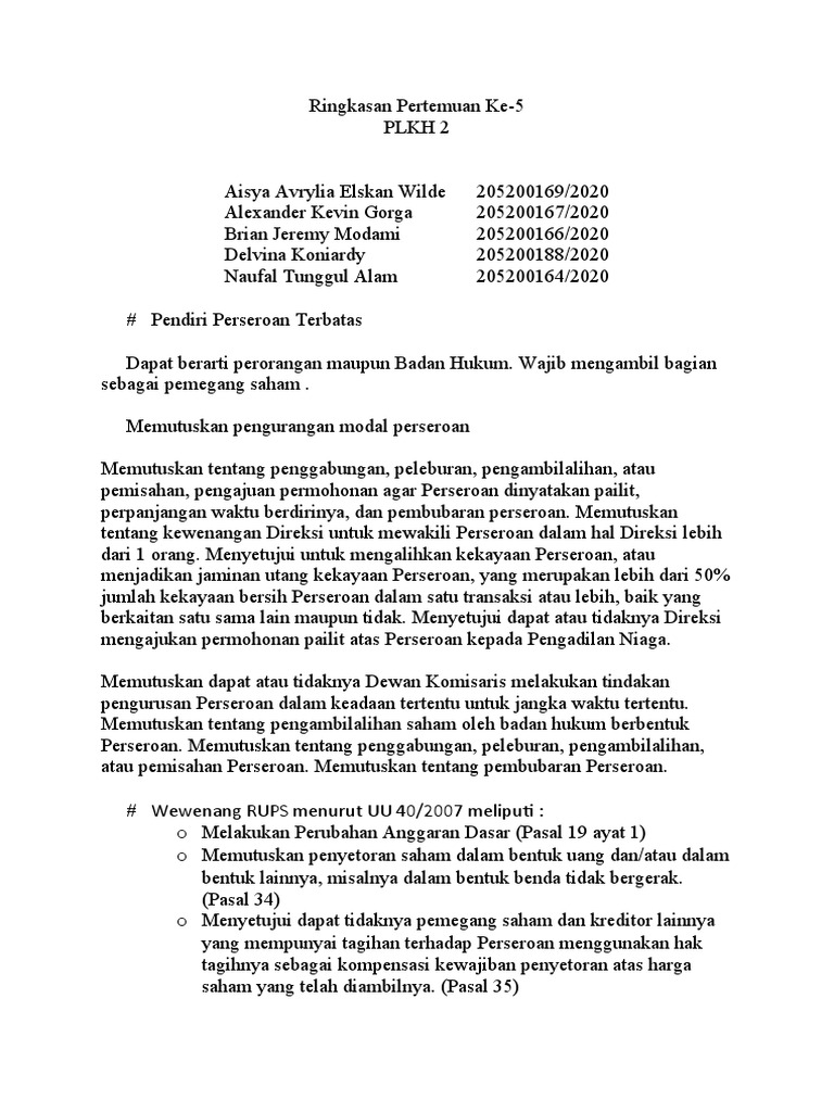 Kelompok 3 - Ringkasan PPT 5 | PDF | Pengelolaan Keuangan & Uang | Hukum