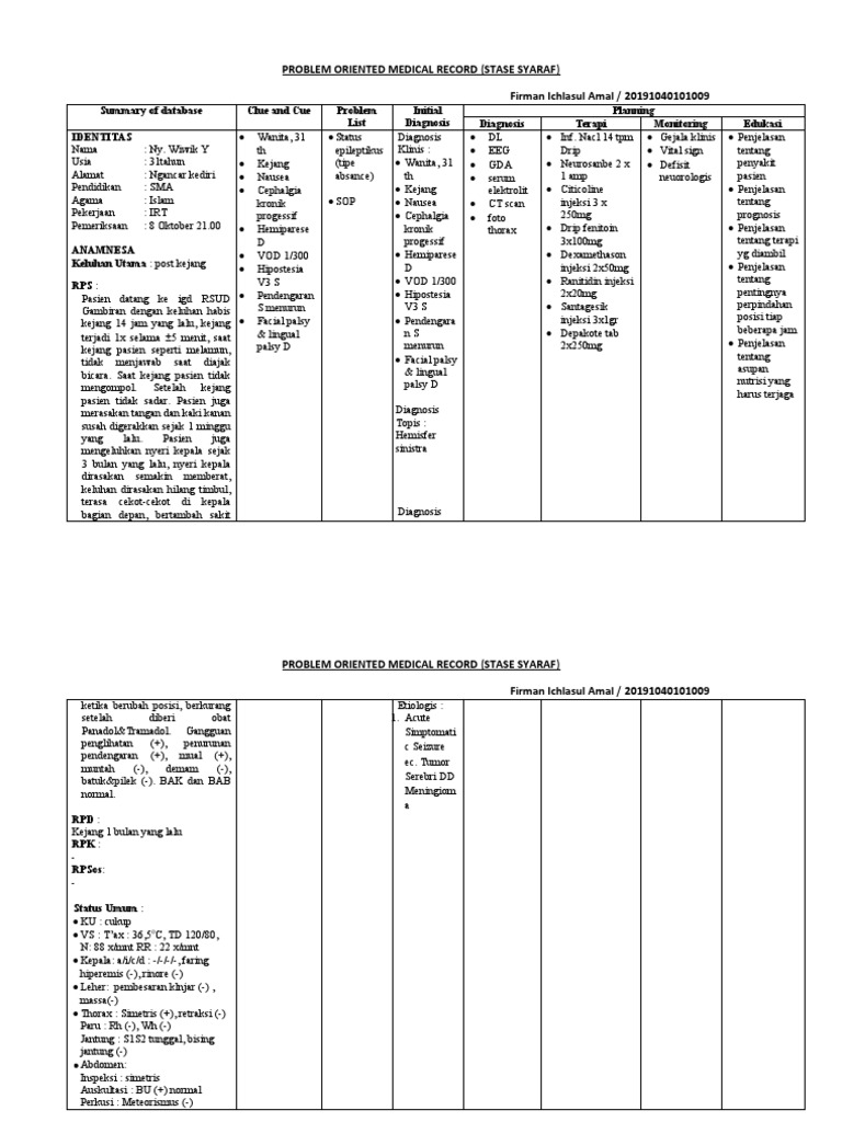 Pomr Brain Tumor | PDF