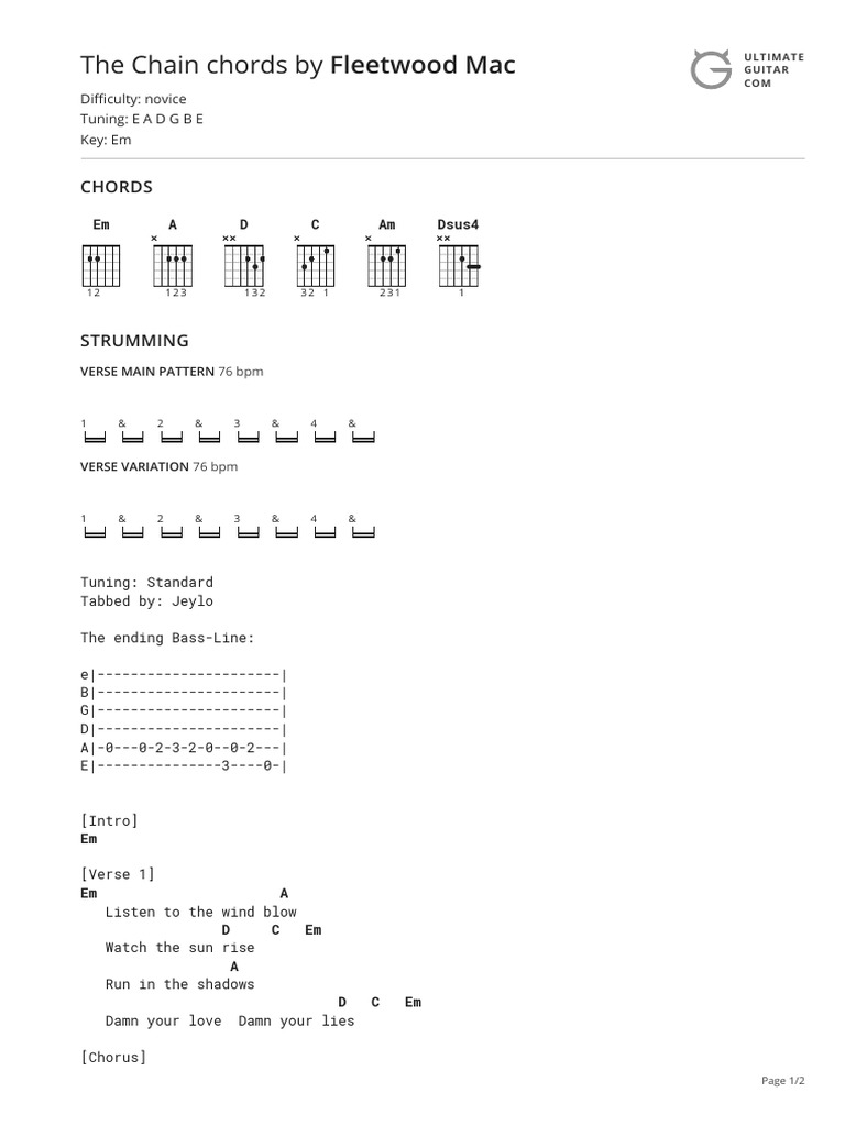 The Chain Chords | PDF