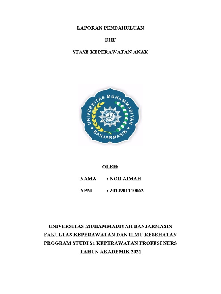 Laporan DHF Keperawatan Anak | PDF