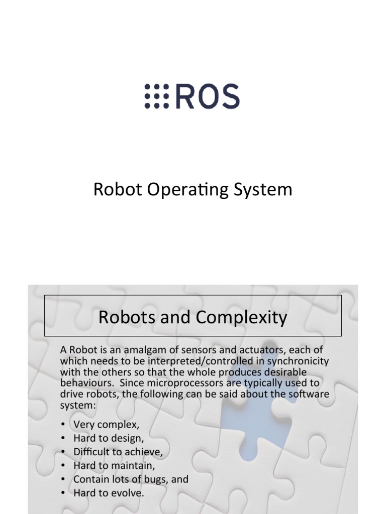 Robot Operating System | PDF | Software Engineering | Computer Architecture