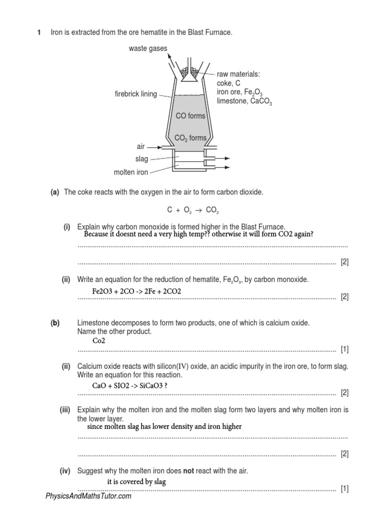 Metal p4 ws3 | PDF | Oxide | Iron