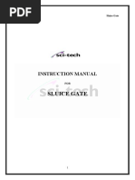 Sluice Gate Design Overview | PDF