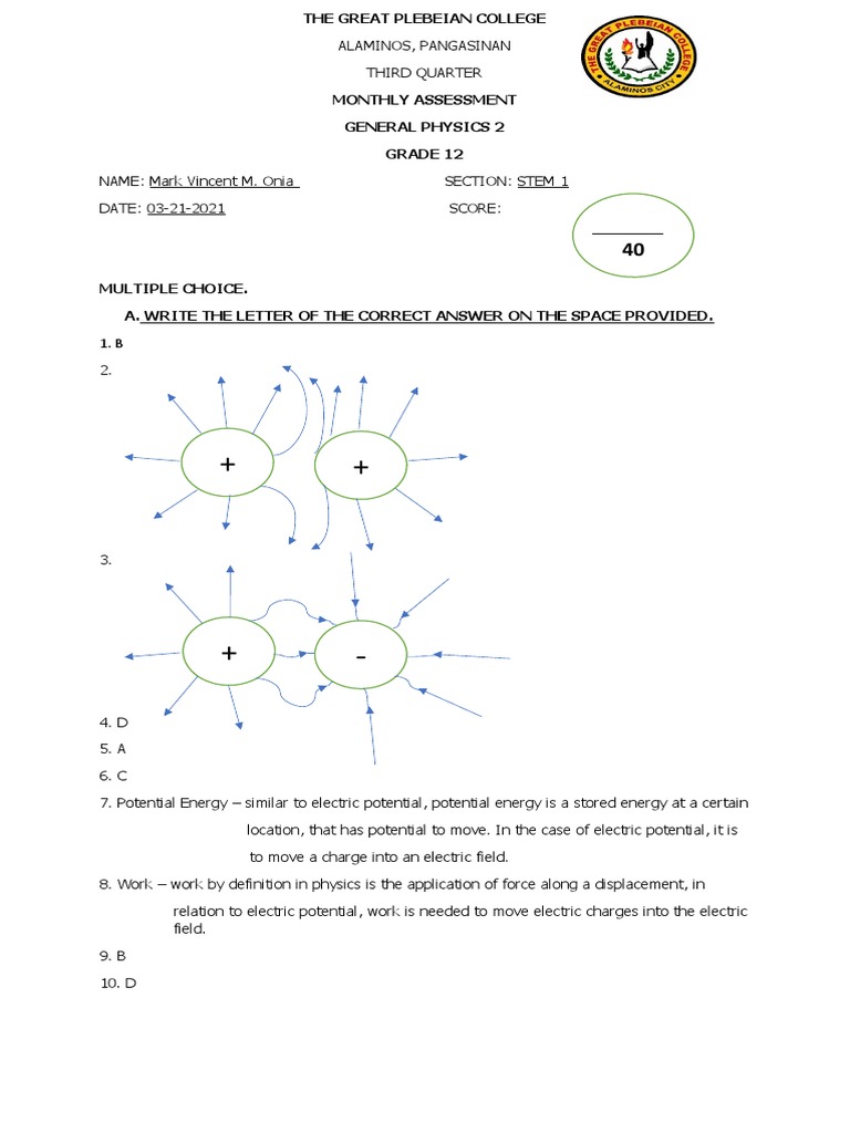 3rd Periodical Exam GenPhy2 | PDF | Electronic Engineering | Metrology