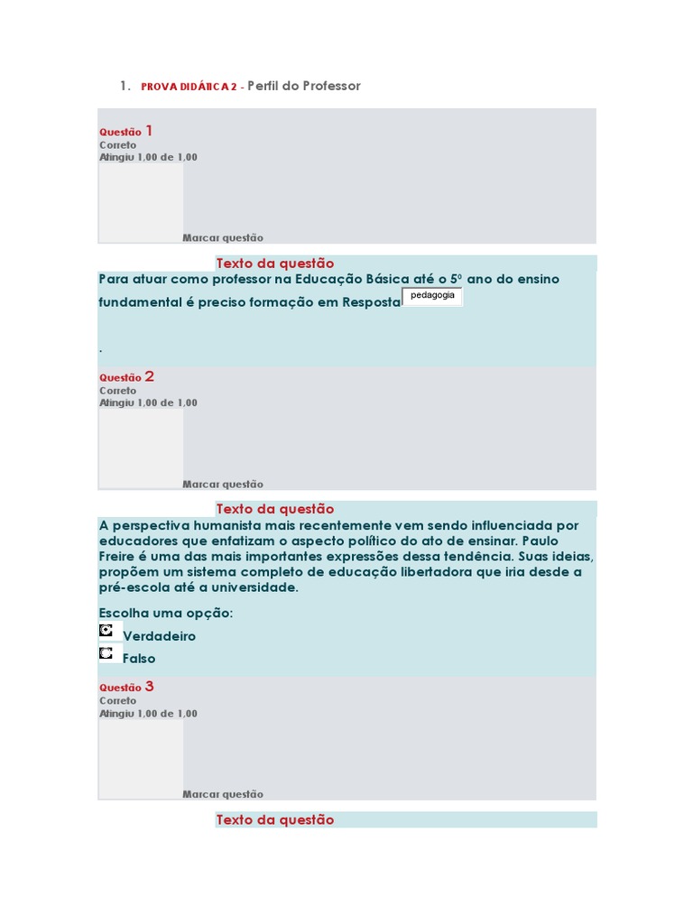 Perfil e Perspectivas do Professor | PDF | Escolas | Professores