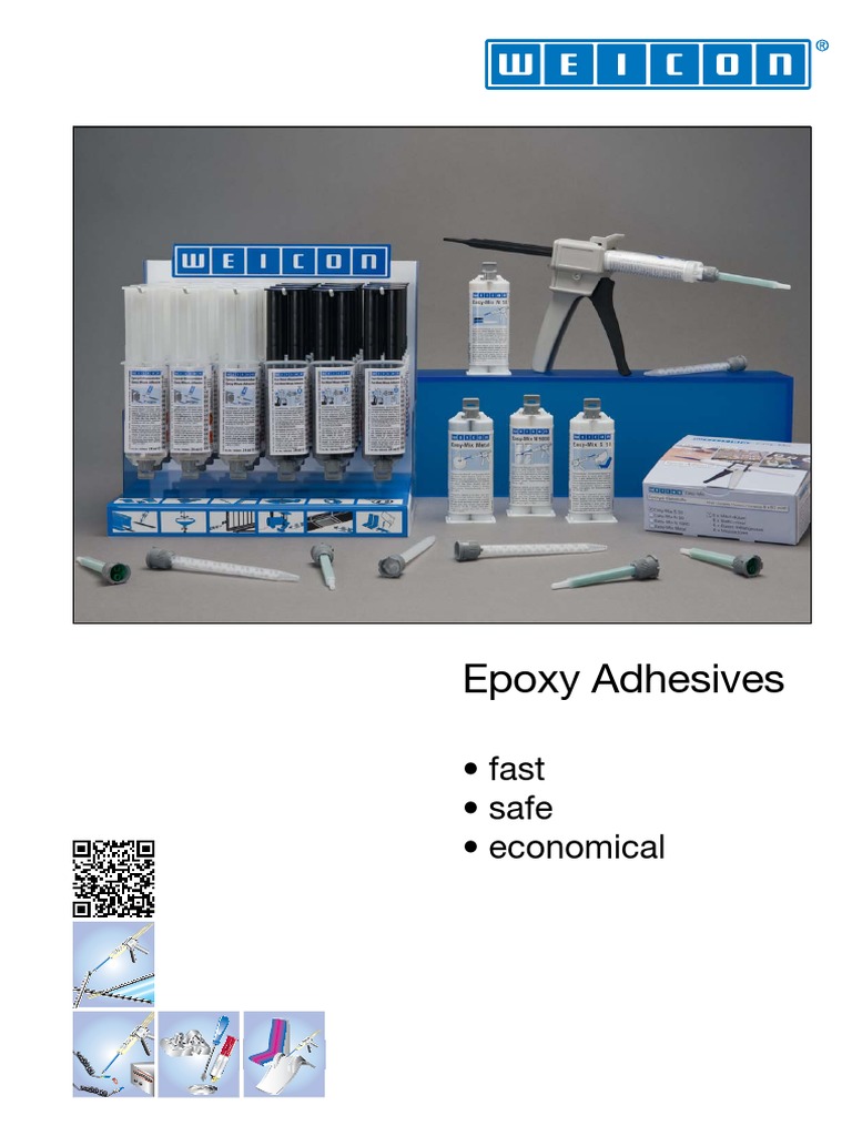 Weicon Epoxy Adhesives Brochure | PDF | Epoxy | Adhesive