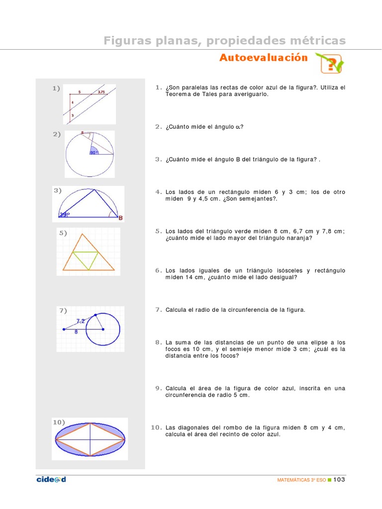 6-Figuras Planas Eval | PDF