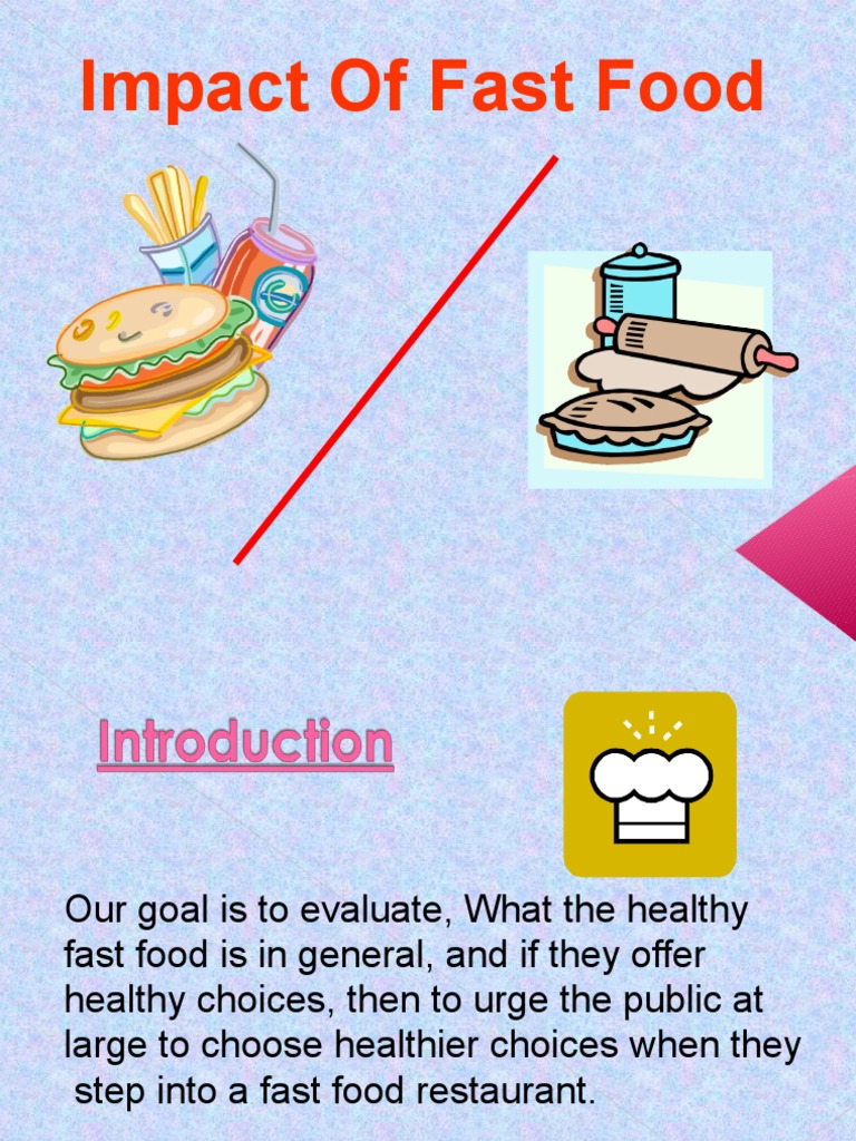 Fast Food Health Impact and Choices | PDF | Fast Food | Fast Food ...