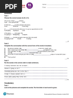 Answers To General English Test CAMBRIDGE | PDF