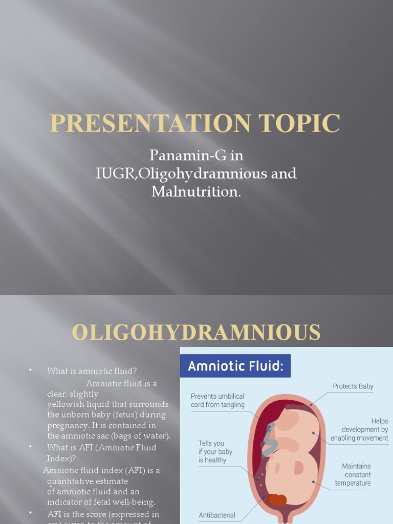 Abdul Sami Presentation On Panamin G Update | PDF | Fetus | Prenatal ...