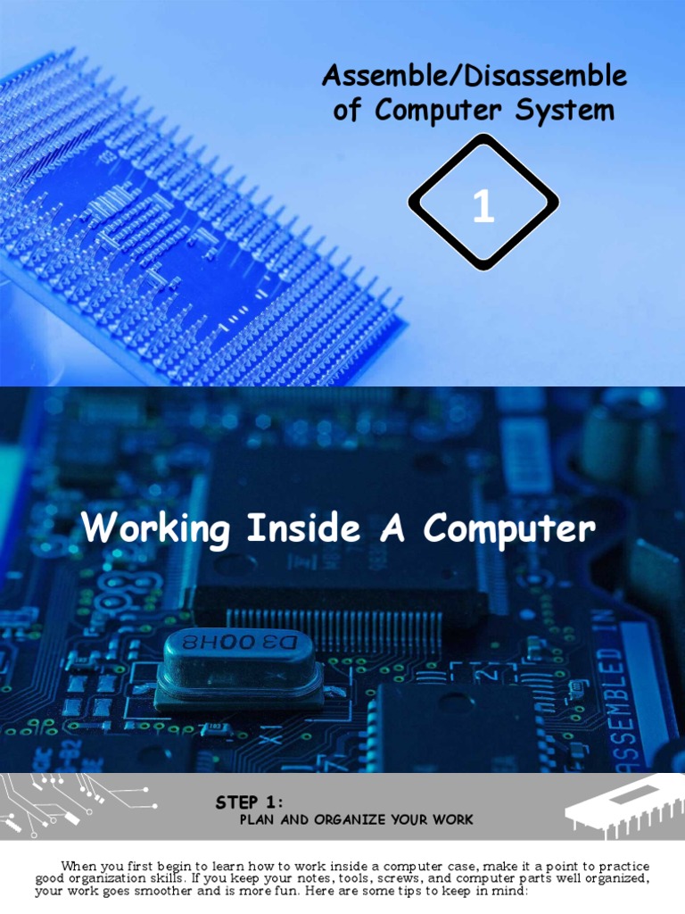 COC 1 - Assemble and Disassemble | PDF | Electrical Connector | Computer Engineering