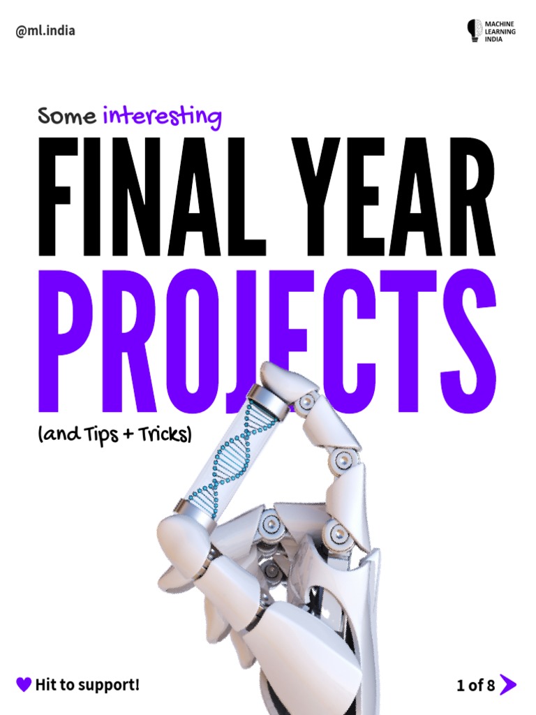 Final Year Project Ideas! | PDF | Machine Learning | Science