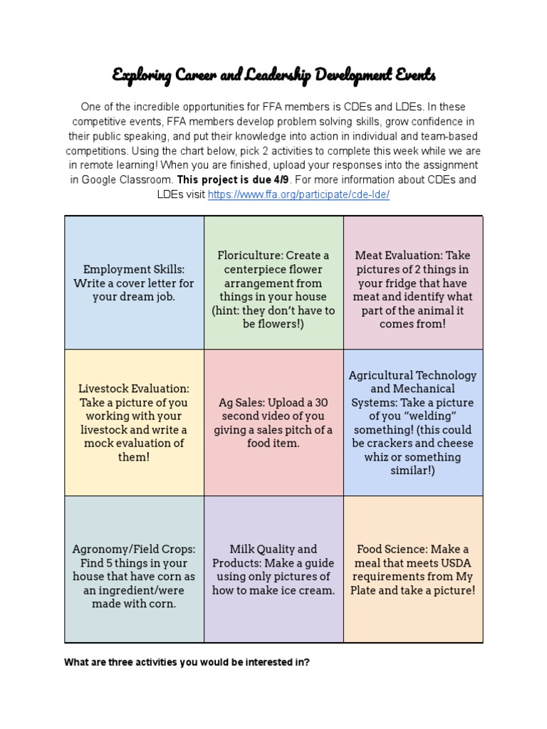 Lde Cde Assignment 1 | PDF