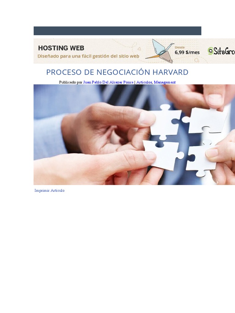 negociación método harwar | PDF | Negociación | Comunicación