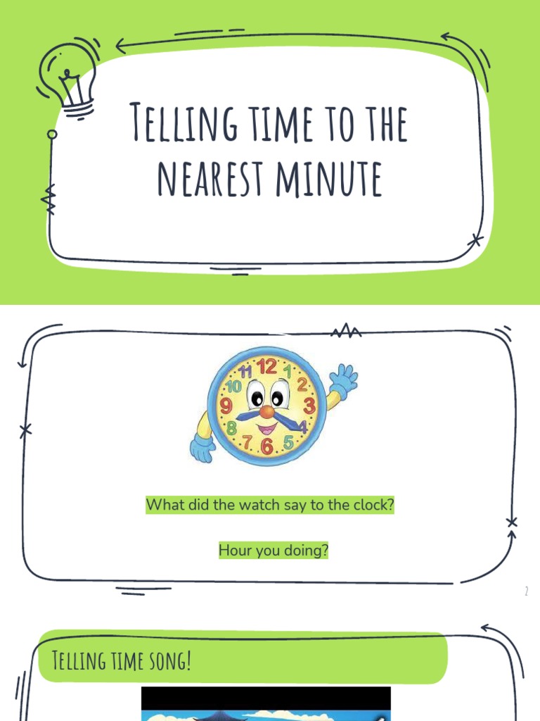 Telling Time Lesson Plan-Peyton Meiggs | PDF